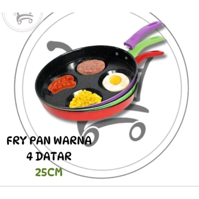 Jual TEPLON TELUR 4 LUBANG ANTI LENGKET / WAJAN PENGGORENGAN TELUR ...