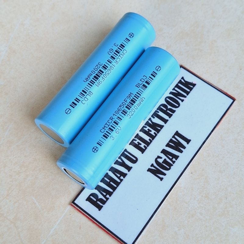 Jual Batre Baterai Lithium 18650 3200mAh 3,6V CMICR Battery Li-ion 3200 ...