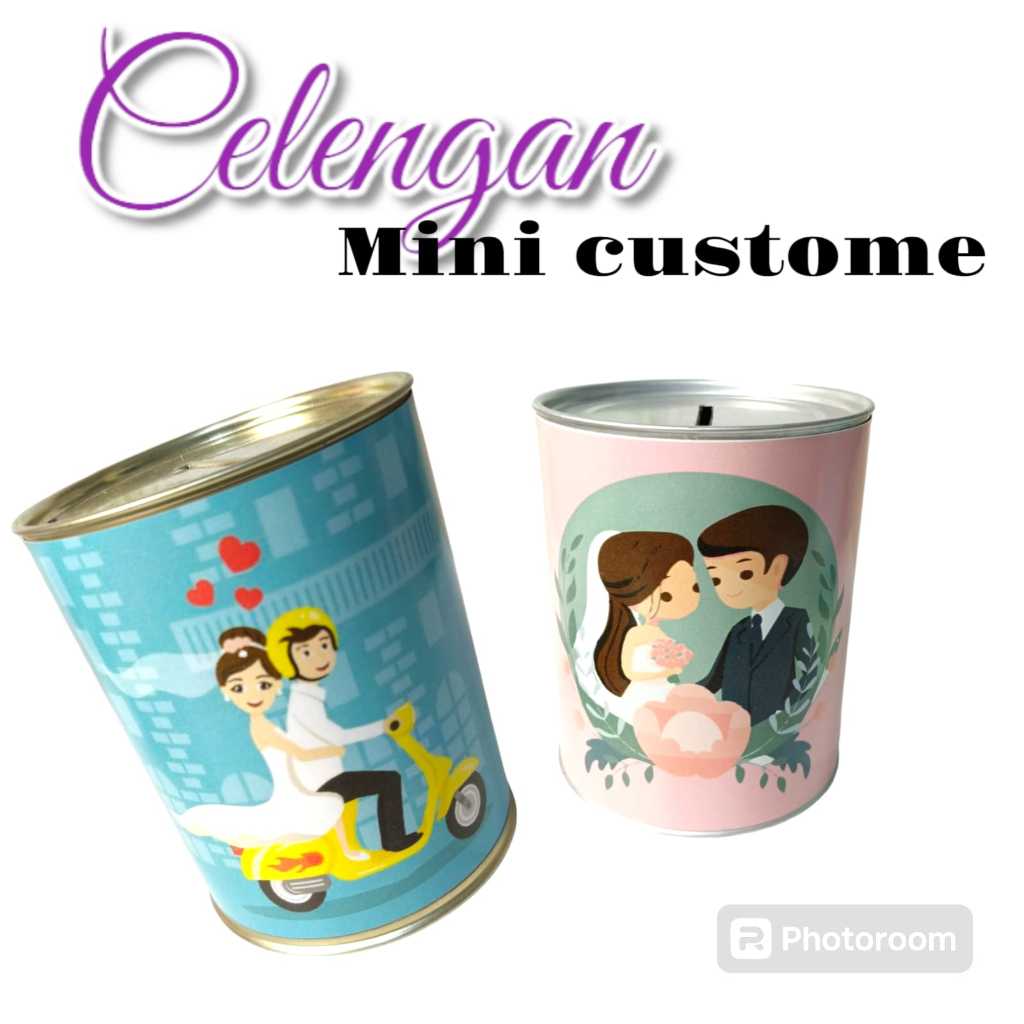 Jual Souvenirr ulang tahun dan pernikahan celengan mini custome design ...