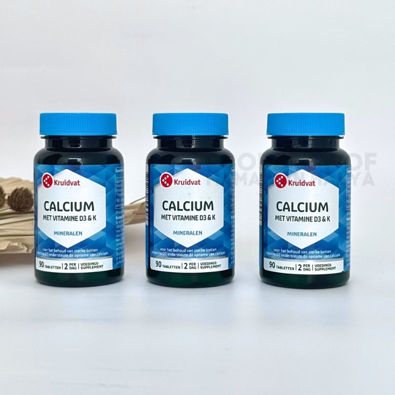 Jual KRUIDVAT CALCIUM Vitamin D3 & Suplemen Kalsium | Vitamin Untuk ...