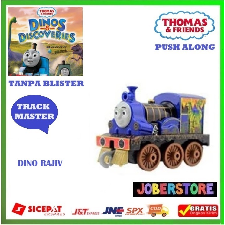 Jual Thomas & Friends Track Master Push Along Metal Engine Dino Friends ...