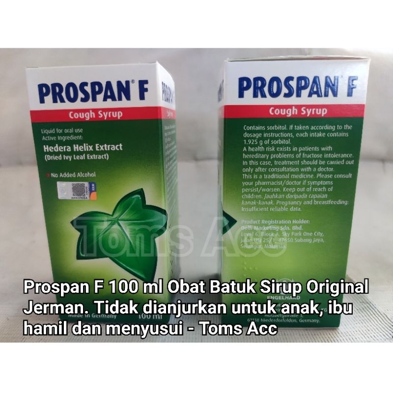 Jual Prospan F 100 ml Obat Batuk Sirup Original Jerman | Shopee Indonesia