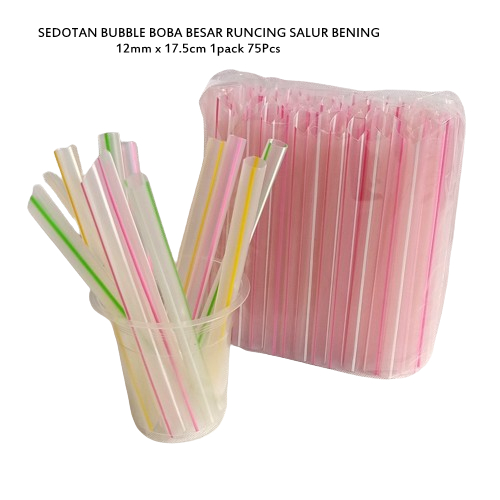 Jual SEDOTAN BUBBLE BOBA BESAR RUNCING SALUR BENING 12mm x 17.5cm 1pack ...