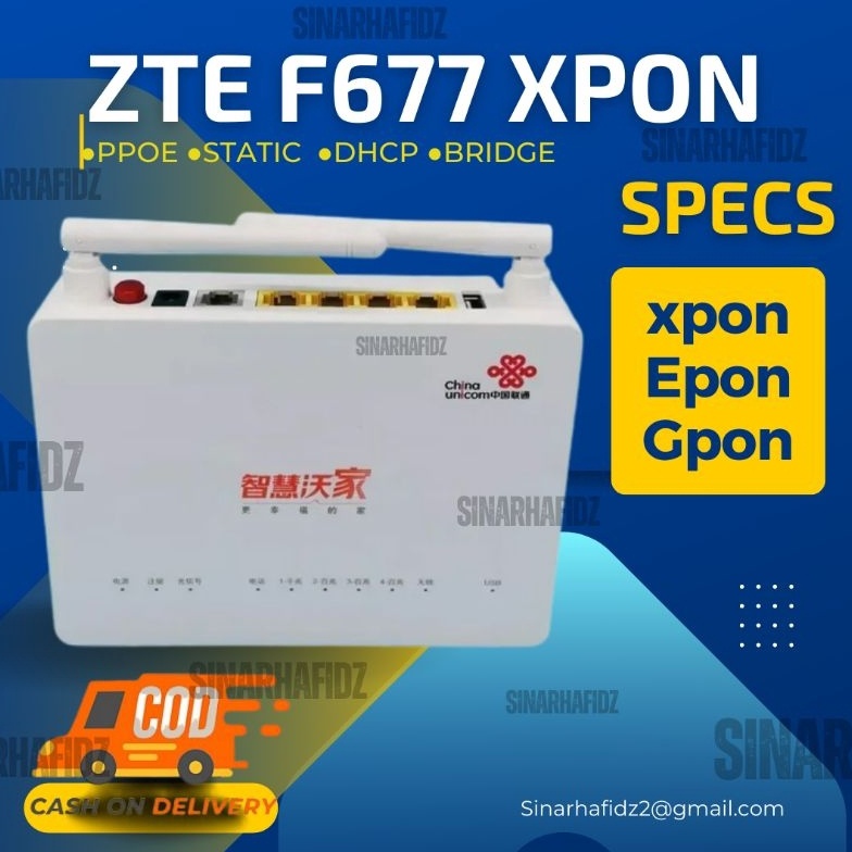 Jual KODE F29H XPON MODEM ZTE F677 V2 | Shopee Indonesia