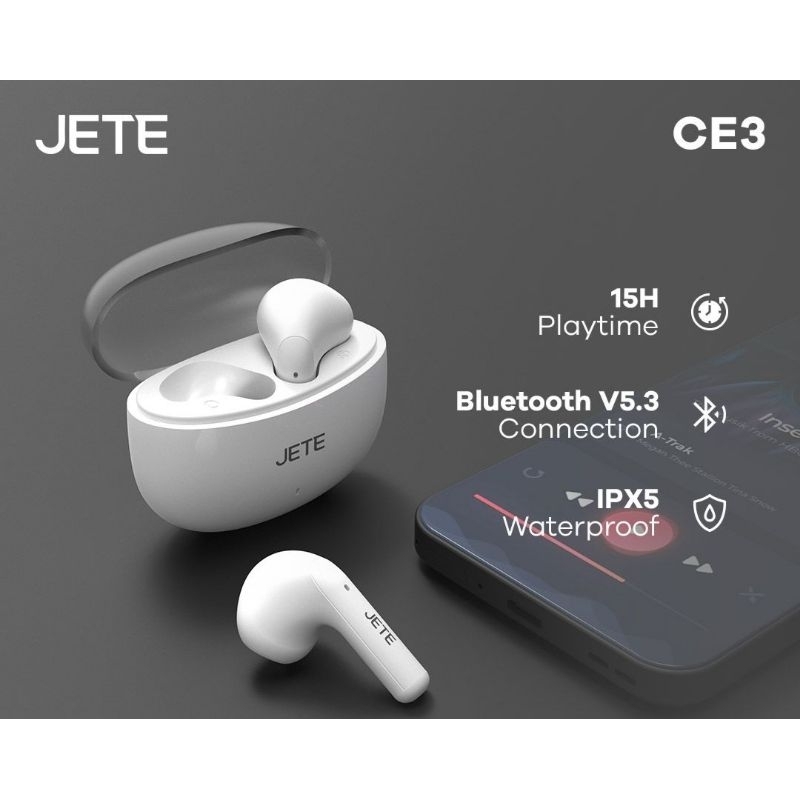 Jual TRUE WIRELESS EARBUDS JETE CE3 | Shopee Indonesia