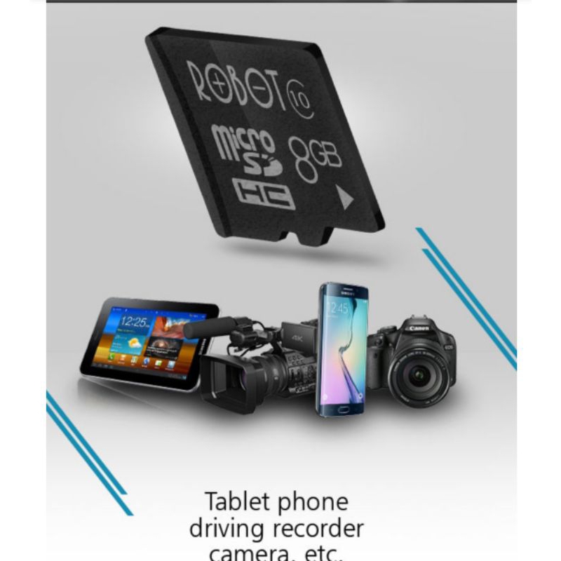 Jual Memory card ROBOT class 10 8GB 16GB 32GB 64GB storage micro SD TF ...