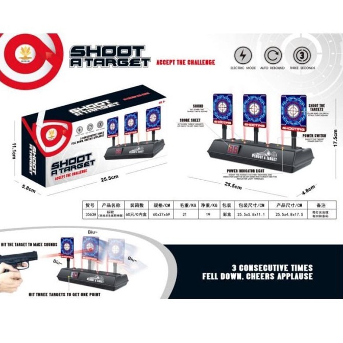 Jual Papan Target Otomatis Sasaran Tembak y P3J5 | Shopee Indonesia