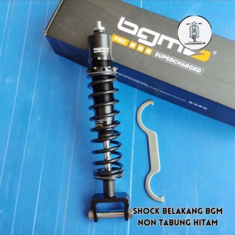 Jual Shock Belakang Original BGM Non Tabung Warna Hitam | Shopee Indonesia