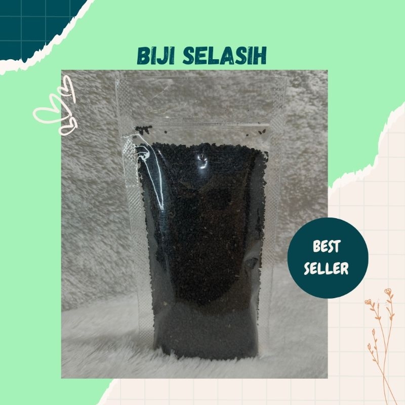 Jual Biji selasih, selasih untuk minuman, besil seed kemasan 100 gram ...