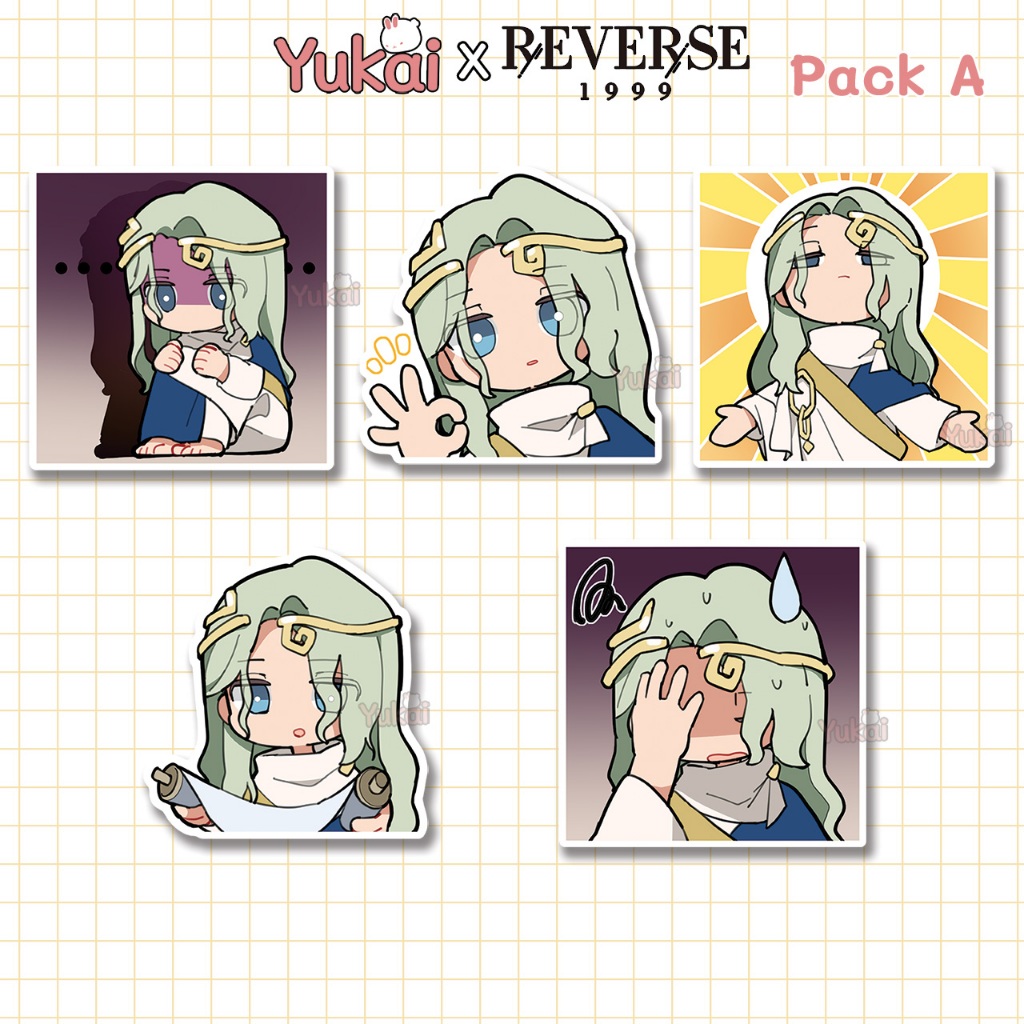 Jual Stiker Pack 6 Reverse 1999 Premium, Sticker Anime Waterproof ...