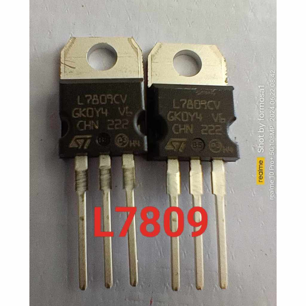 Jual L7809 IC REGULATOR L7809 ASLI IC L7809 ORIGINAL TRANSISTOR ...