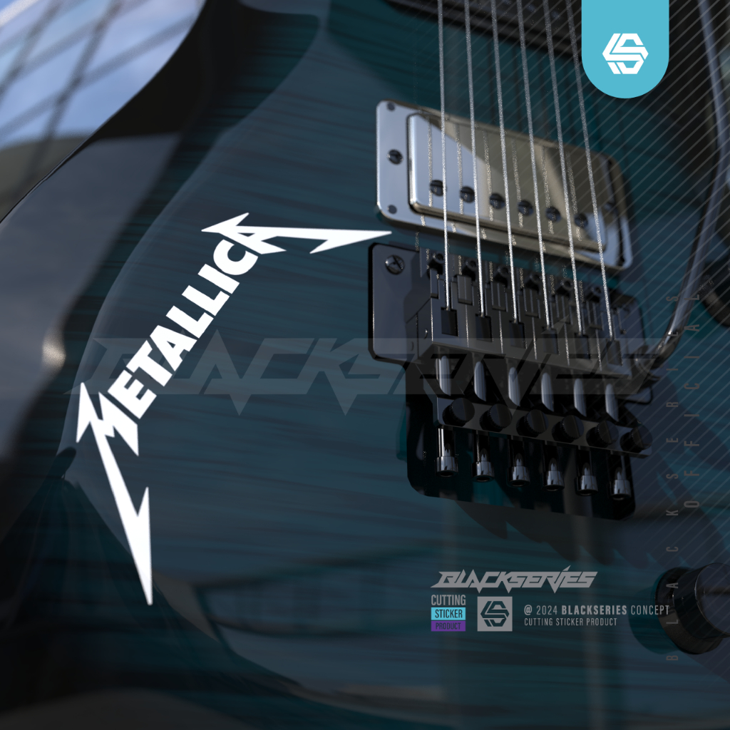 Jual Stiker Metallica | Cutting Sticker Metallica Logo | Stiker Musik ...
