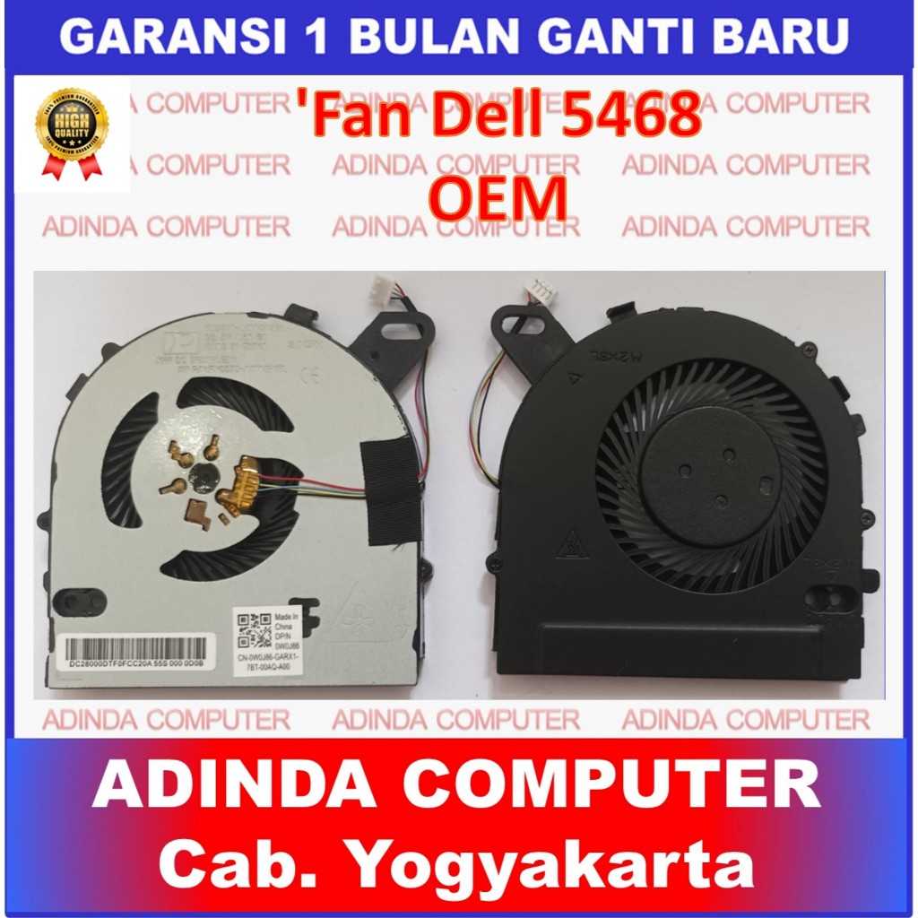 Jual Fan Dell VOSTRO 5468 5568 INSPIRON 15 7560 15-7560 OEM | Shopee ...