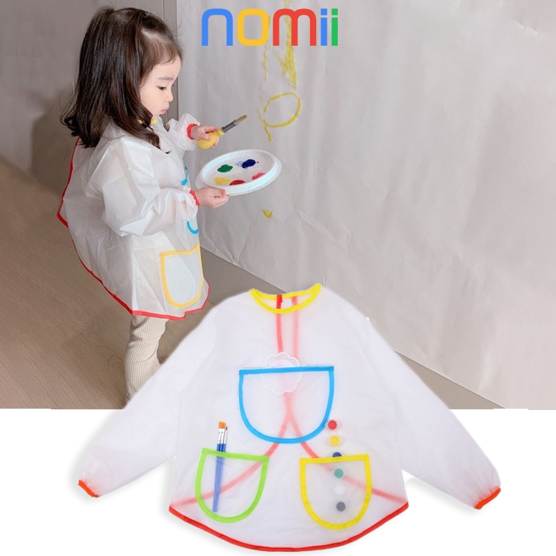 Jual Apron Lukis Anak Panjang Anti-Air Celemek Melukis Kids Painting ...