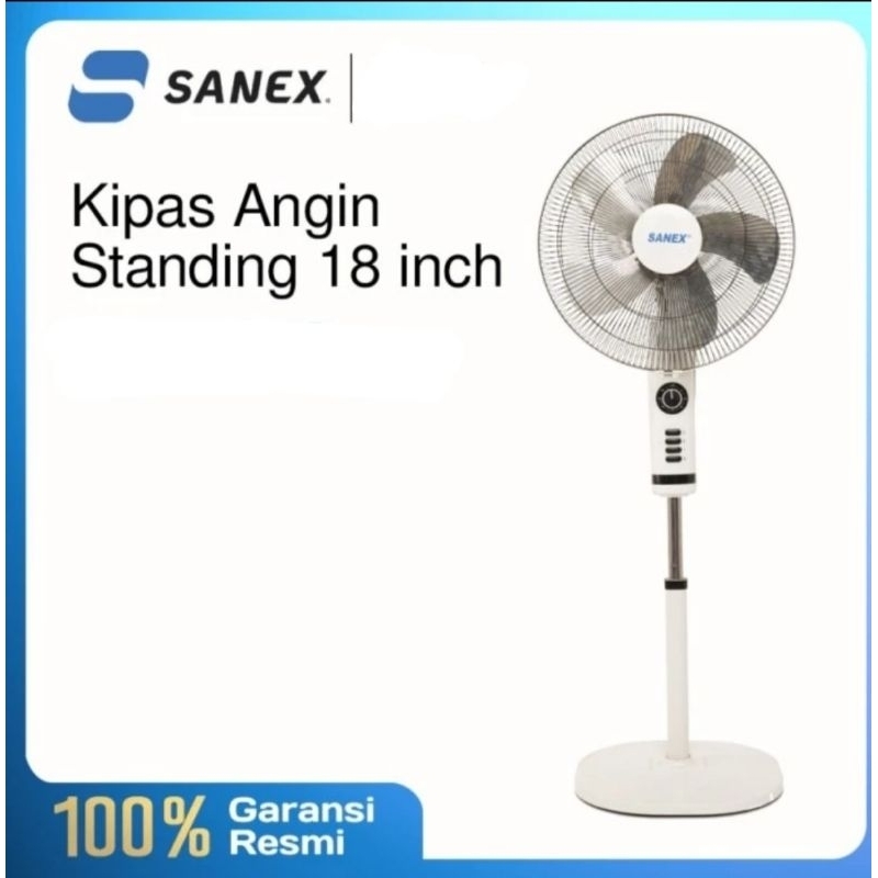 Jual SANEX : 18" KIPAS ANGIN BERDIRI TORNADO BESI 18 INCH STAND FAN ...