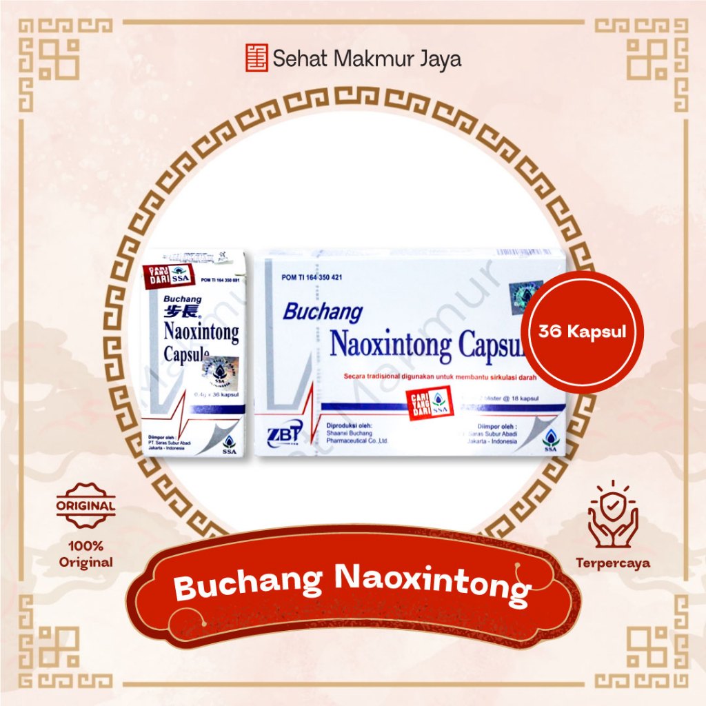 Jual Buchang Naoxintong Capsule Original Isi 36 Kapsul | Shopee Indonesia