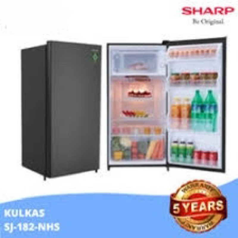 Jual KULKAS 1 PINTU SHARP 166 LITER SJ-N182N-HS | Shopee Indonesia