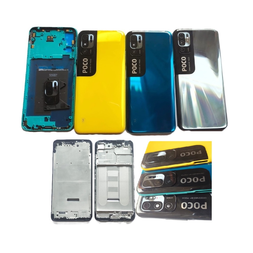 Jual TULANG FRAME BAZEL + BACK CASING HOUSING XIAOMI POCO M3 PRO 5G ...