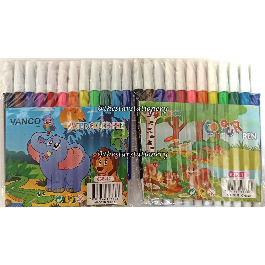 Jual (1 Set isi 12 Warna) GROSIR Spidol Warna Vanco 838 / Spidol Vanco ... Jual (1 Set isi 12 Warna) GROSIR Spidol Warna Vanco 838 / Spidol Vanco ...
