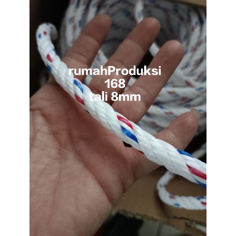 Jual tali tambang 100 meter PPD 8mm tali jemuran | Shopee Indonesia