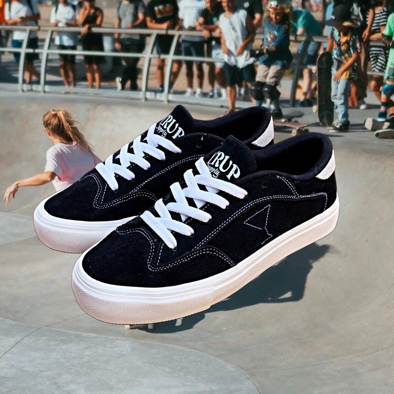 Jual SYRUP SUPPLY OFFICIAL | OLLIE BLACK | sepatu skate FULL SUEDE ...