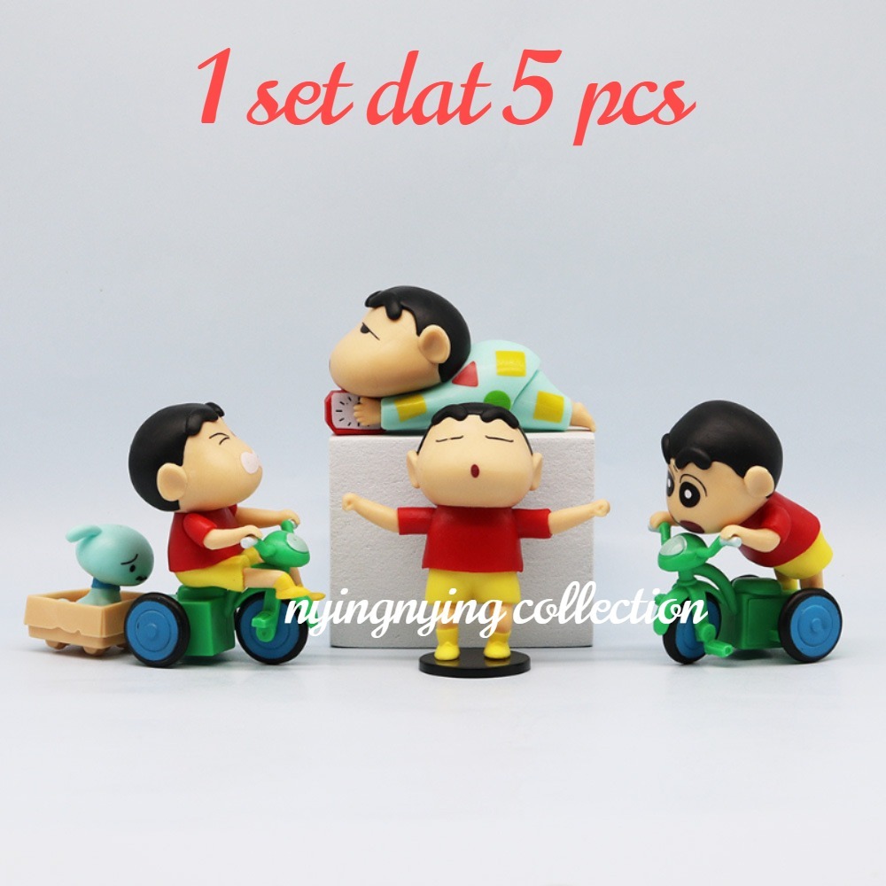 Jual Action Figure Shinchan Shin Chan Dynamic Shin Life Set isi 4pcs ...
