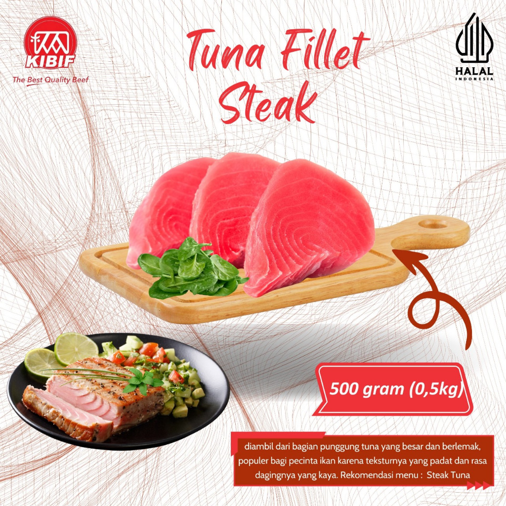 Jual Tuna Fillet Steak 500gr | Shopee Indonesia