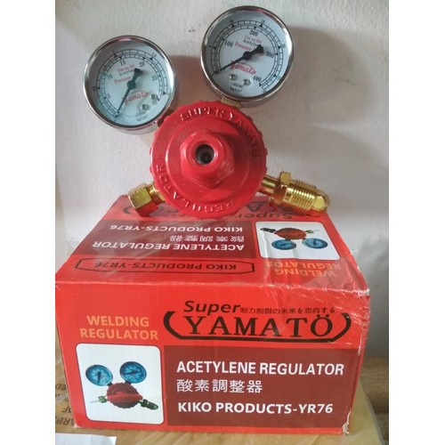Jual REGULATOR LAS ACETYLENE SUPER YAMATO YR-76 WELDING /Super yamato YR 76 regulator acetylene ...