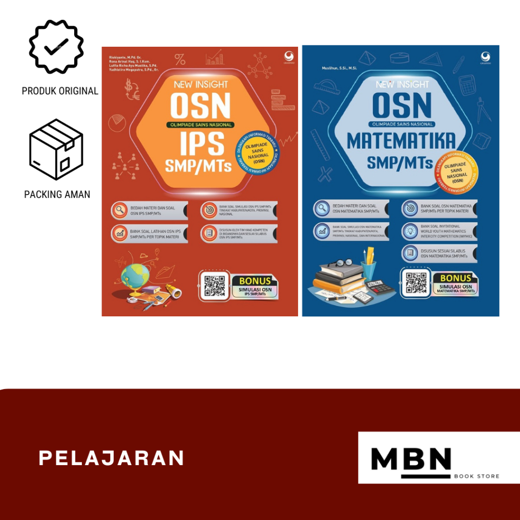 Jual NEW INSIGHT OLIMPIADE SAINS NASIONAL (OSN) MATEMATIKA/IPS/IPA - SMP/MTS | Shopee Indonesia