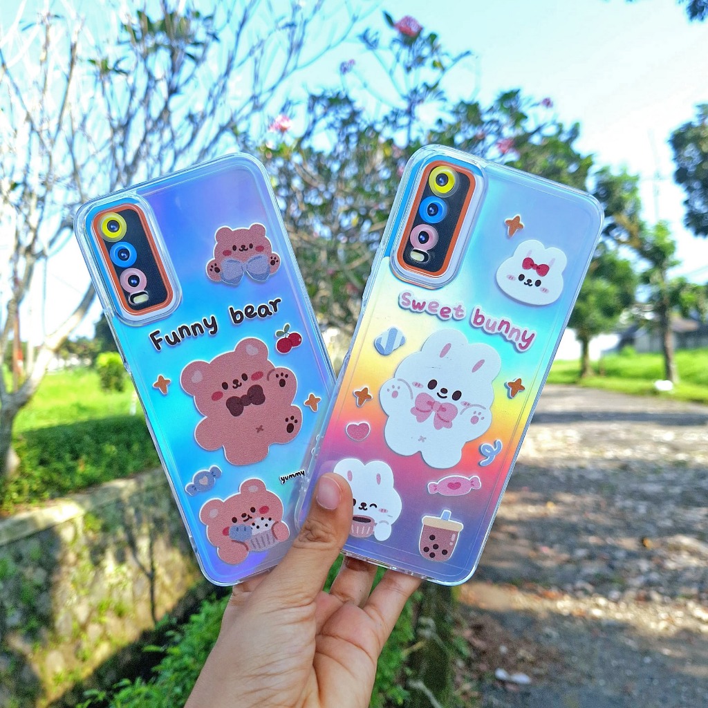 Jual Case Hologram Fashion SWEET BEAR REDMI NOTE 13 4G A1 A2 Casing ...