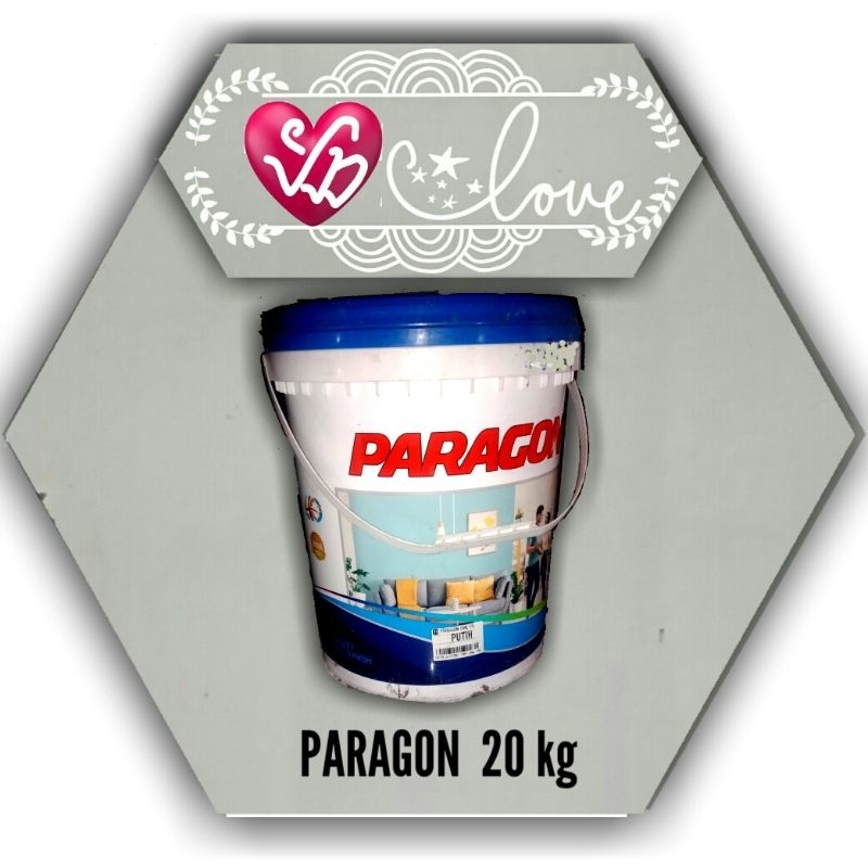 Jual 1 Pill Cat Tembok Paragon Putih 20 Kg 1 Pil free packing ...