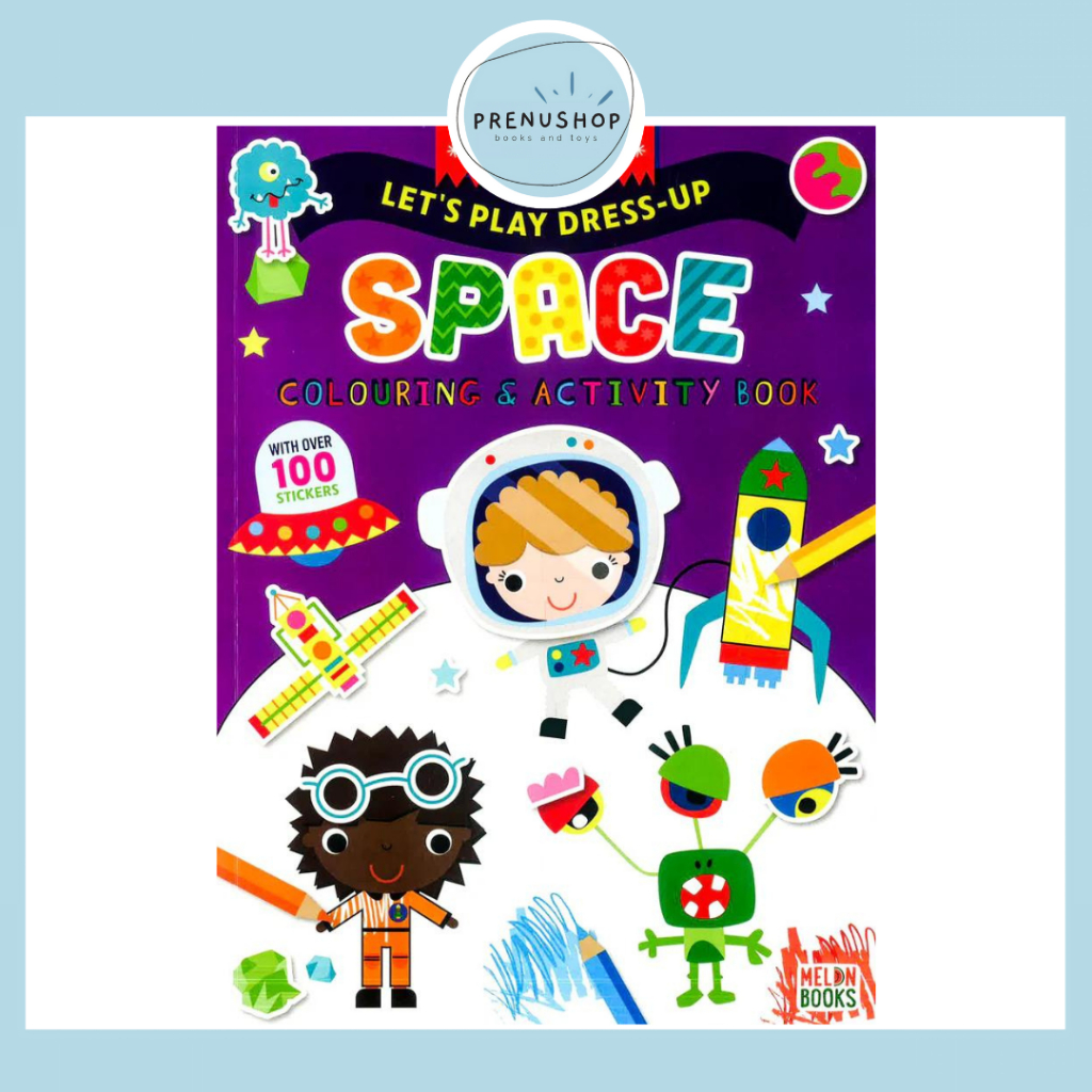 Jual My Favourite Let's Play Dress-Up Space Colouring & Activity Book ...