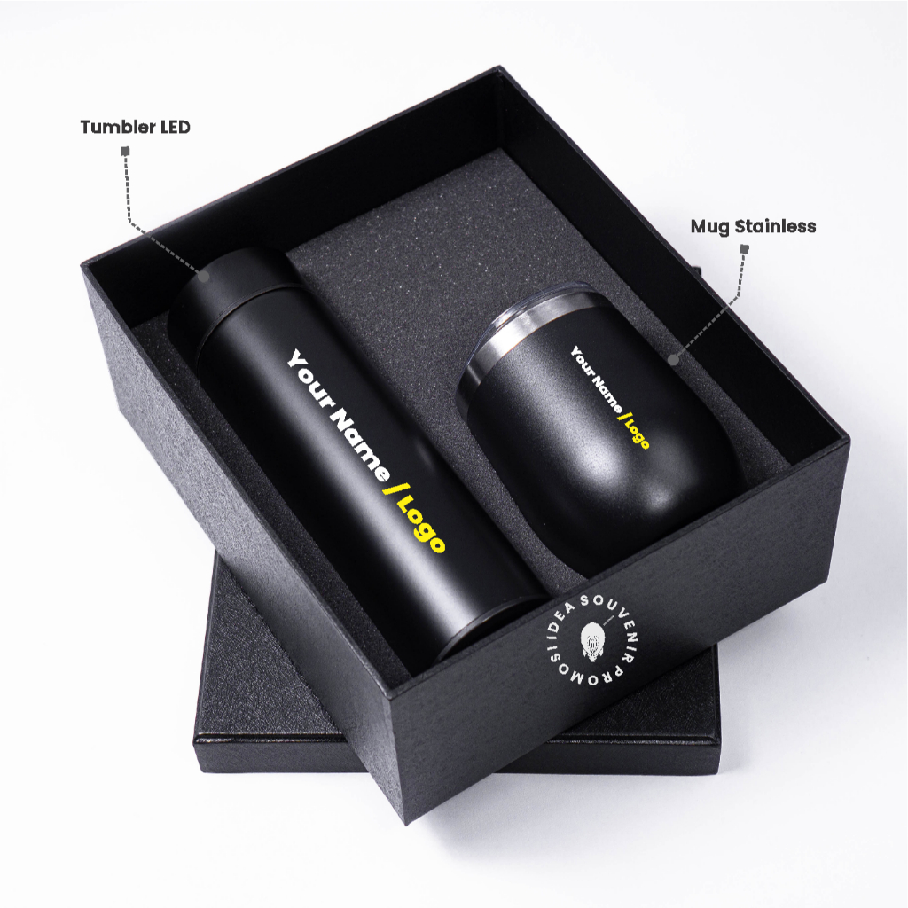 Jual Custom Grafir Gift set Hampers Corporate Souvenir Kantor Tumbler ...