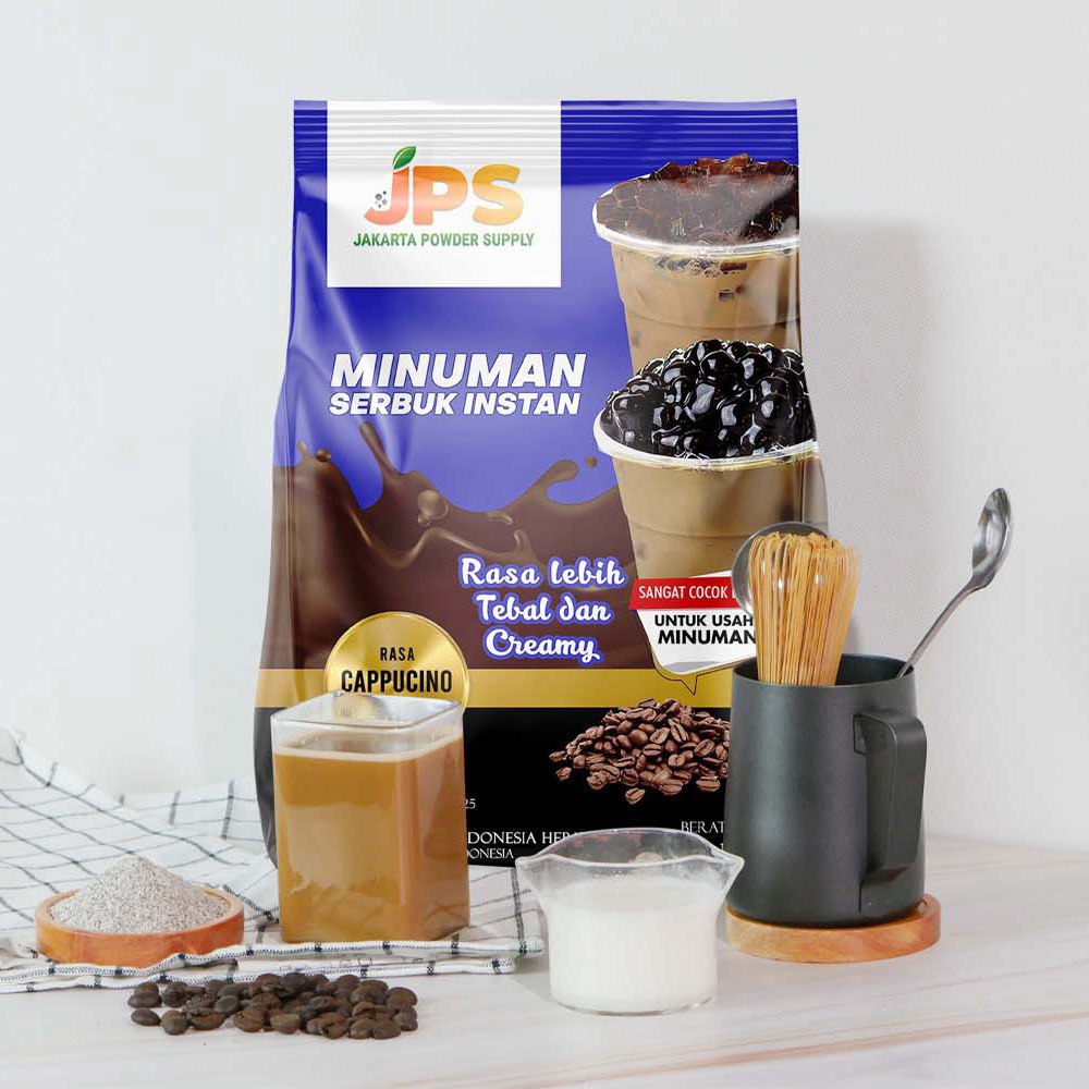 Jual JPS Plain Cappucino 1 kg Premium Serbuk Minuman Tanpa Gula / Bubuk ...