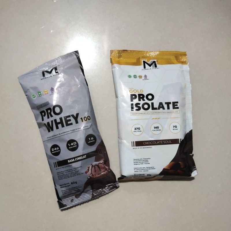 Jual Pro Whey 100 - Pro Isolate Muscle First 1 sachet | Shopee Indonesia