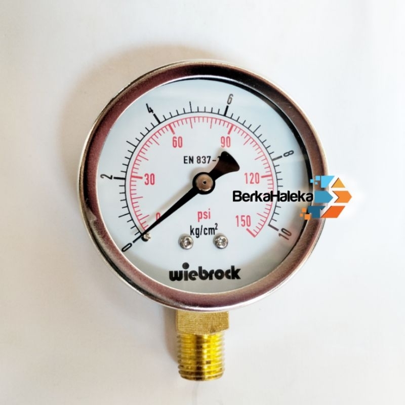 Jual Manometer/Pressure Gauge 2,5" 10kg/Bar, 2,5kg/Bar, 4kg/Bar ...