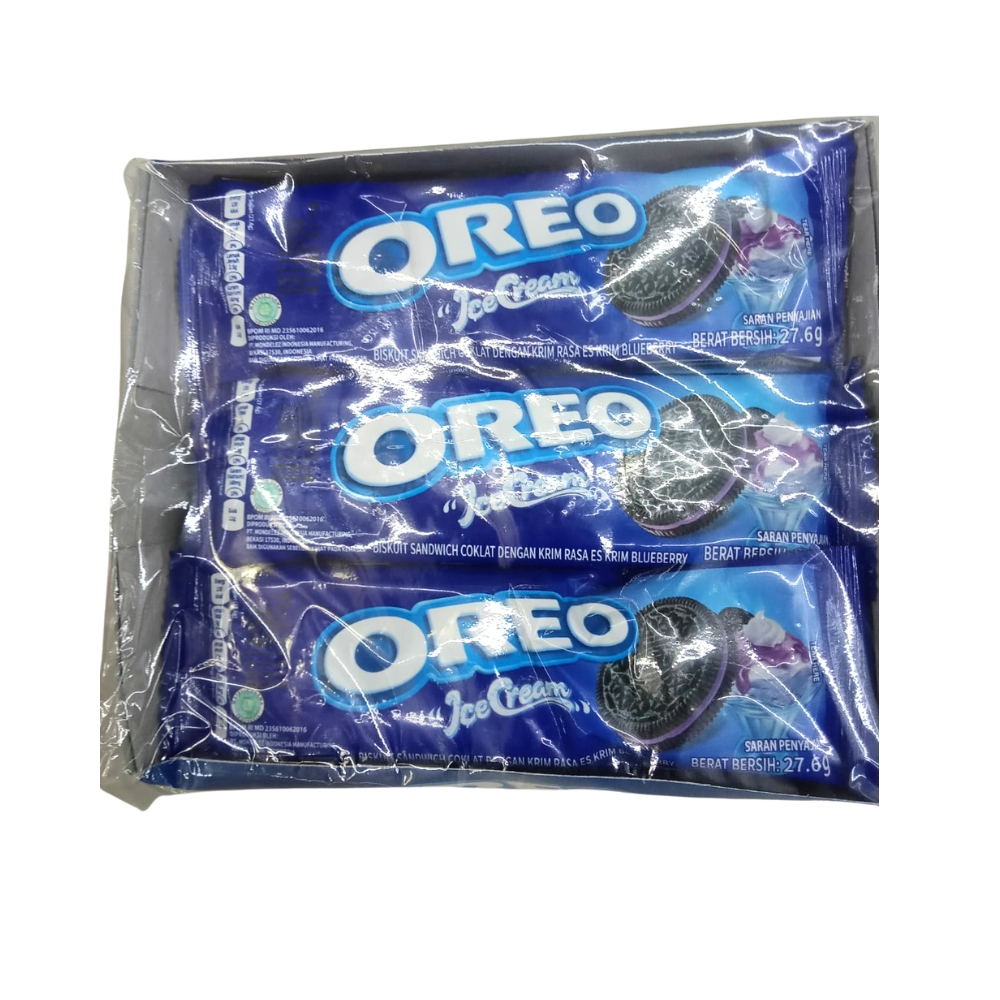 Jual Biskuit Oreo 1 pack (12 pcs) @27.6gr Oreo Original Coklat Stroberi ...
