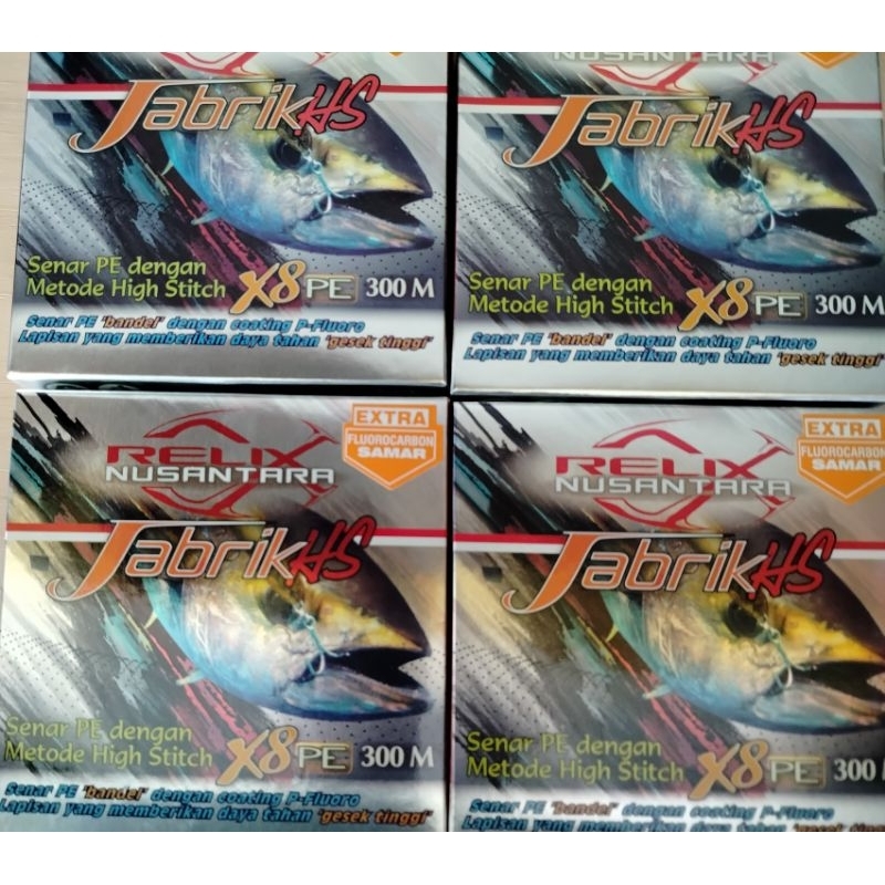 Jual RELIX NUSANTARA PE JABRIK hs X8 (300m) mossGREEN-BLACK | Shopee ...