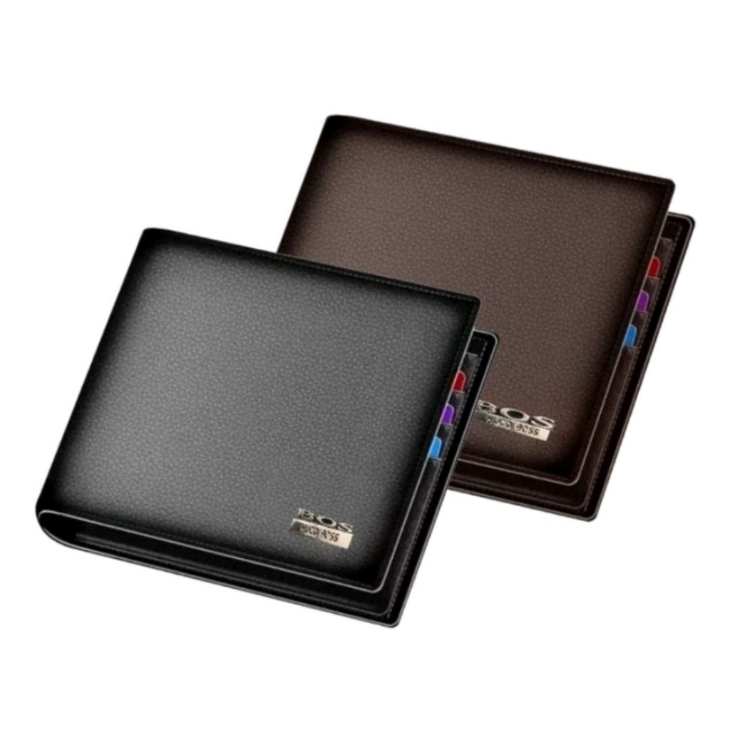 Jual Dompet Kulit Pria Dompet Kulit Sintetis Dompet Lipat Pria Boss ...