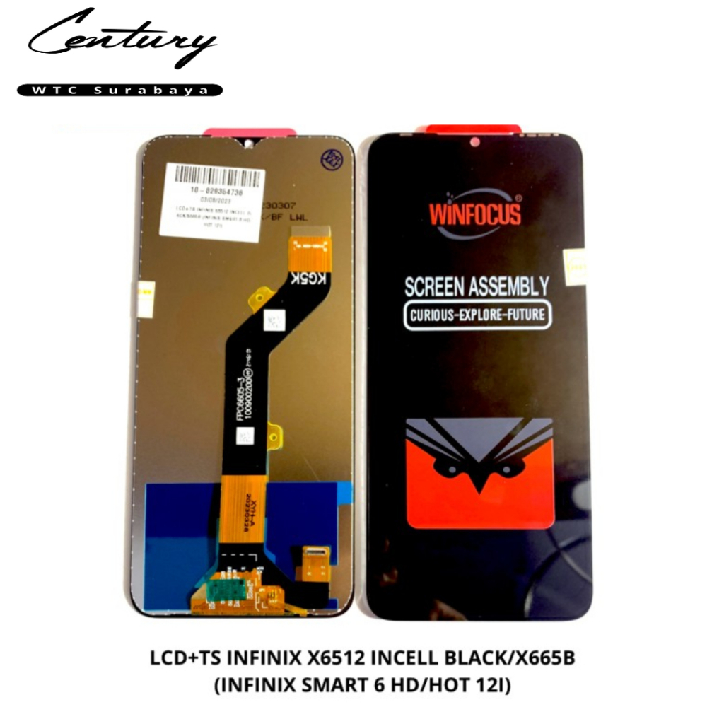 Jual LCD+TS KOMPATIBLE INFINIX X6512/X665B (INFINIX SMART 6 HD/HOT 12I ...