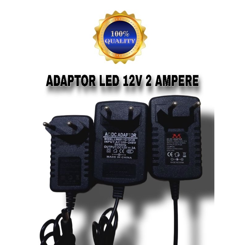 Jual Adaptor 12V 2 Ampere CCTV Router STB Original Kabel Bulat | Shopee ...