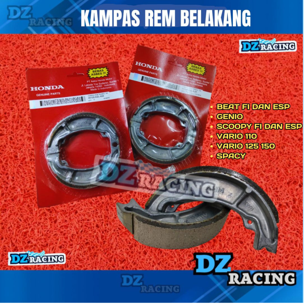 Jual Kampas Rem Belakang Beat Genio Scoopy Vario 110 125 150 Scoopy ...