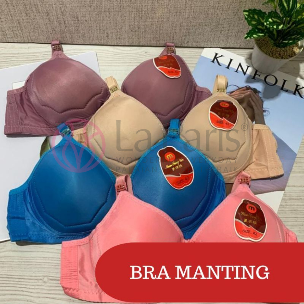 Jual BH BRA Busa Polos Tanpa Kawat Cup Besar Size 38 40 42 44 TOP ...