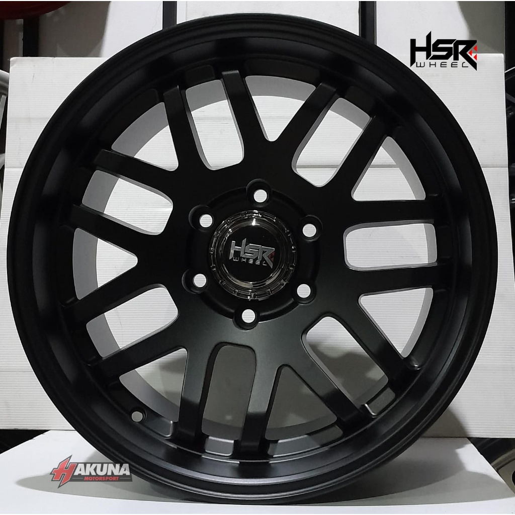 Jual Velg Mobil HSR GILI R18 Lebar 9 Pcd 6X139,7 SANDY BLACK Buat Pajero,Fortuner,Strada,Hilux ...