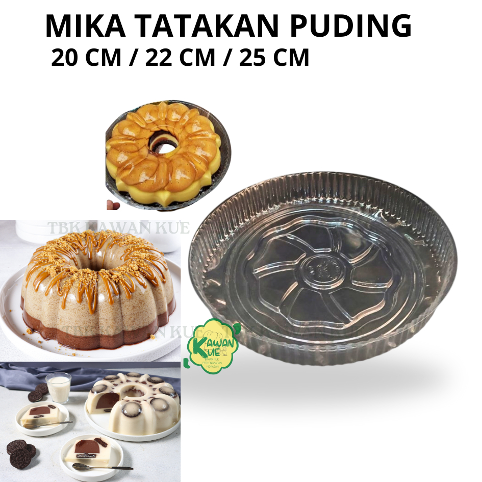 Jual MIKA PLASTIK ALAS PUDING,KUE,PIE BUAH / TATAKAN PUDING / MIKA ...
