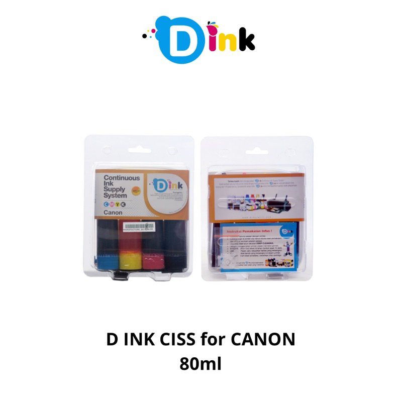 Jual Tinta Printer CISS Canon 80ml D Ink | Shopee Indonesia