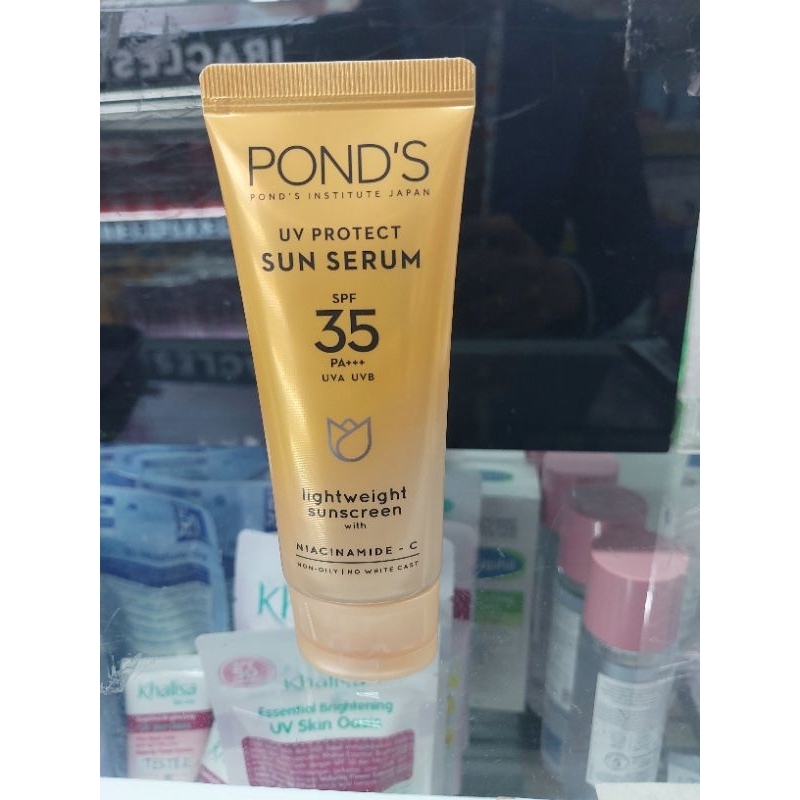 Jual Ponds UV Protect Sun Screen Serum Spf 35 -30gr | Shopee Indonesia