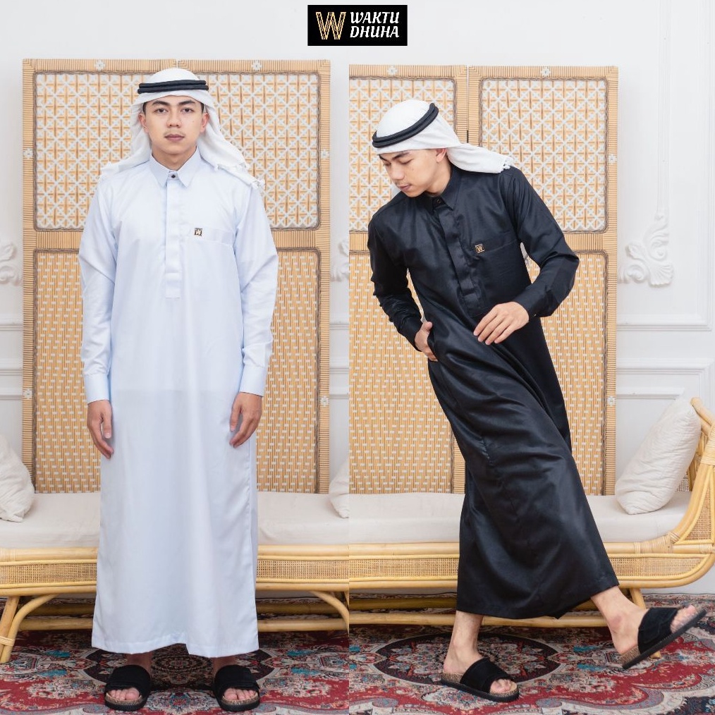 Jual KODE B87I Kuwait thobe gamis jubah saudi pria lengan manset ...