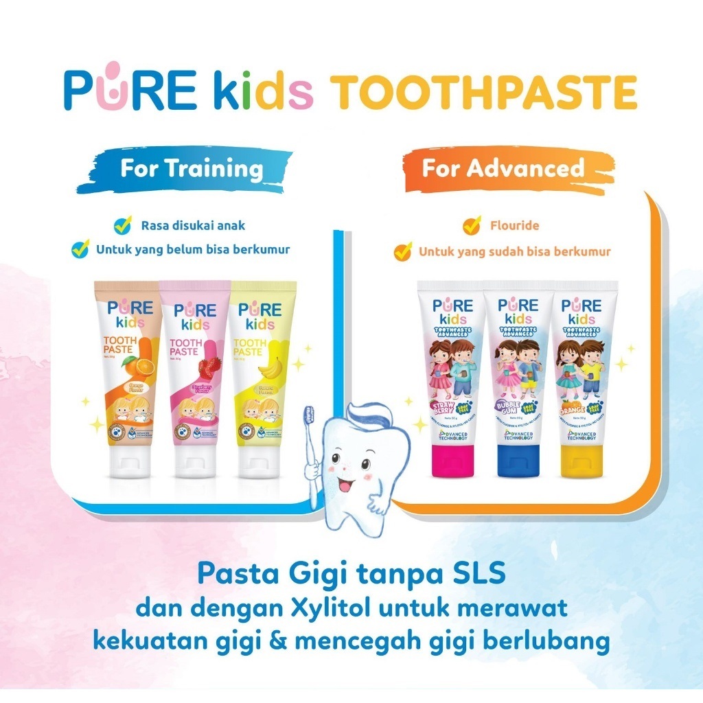 Jual PUREKIDS Toothpaste 50gr - PURE KIDS Toothpaste Advanced - Odol ... Jual PUREKIDS Toothpaste 50gr - PURE KIDS Toothpaste Advanced - Odol ...