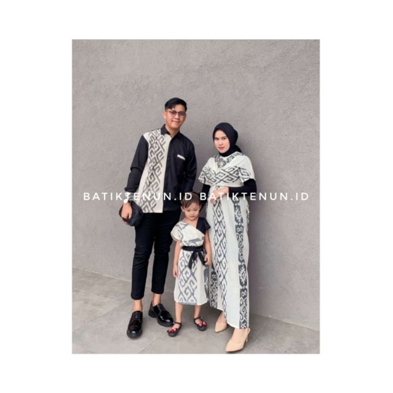 Jual baju tenun couple keluarga set couple tenun baju sarimbit tenun ...